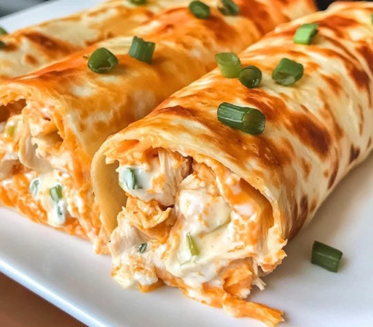 Buffalo Chicken Ranch Roll-Ups Recipe – Foodie Infoo