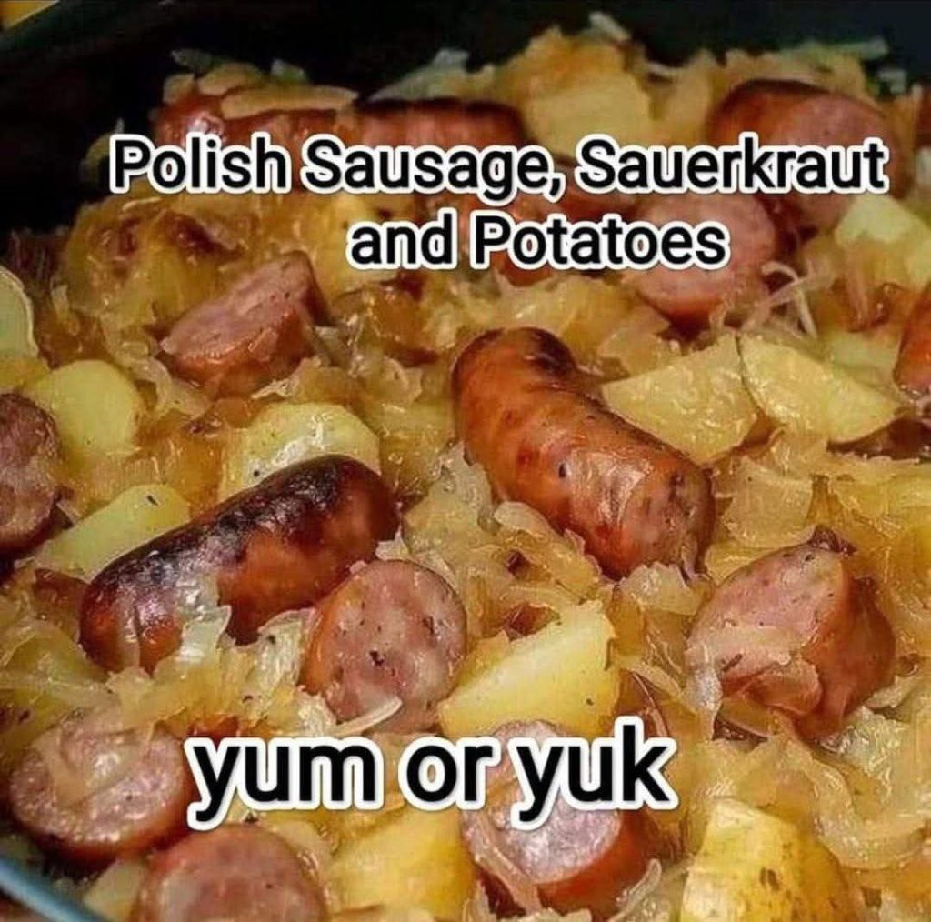 Polish Sausage, Sauerkraut And Potatoes – Foodie Infoo